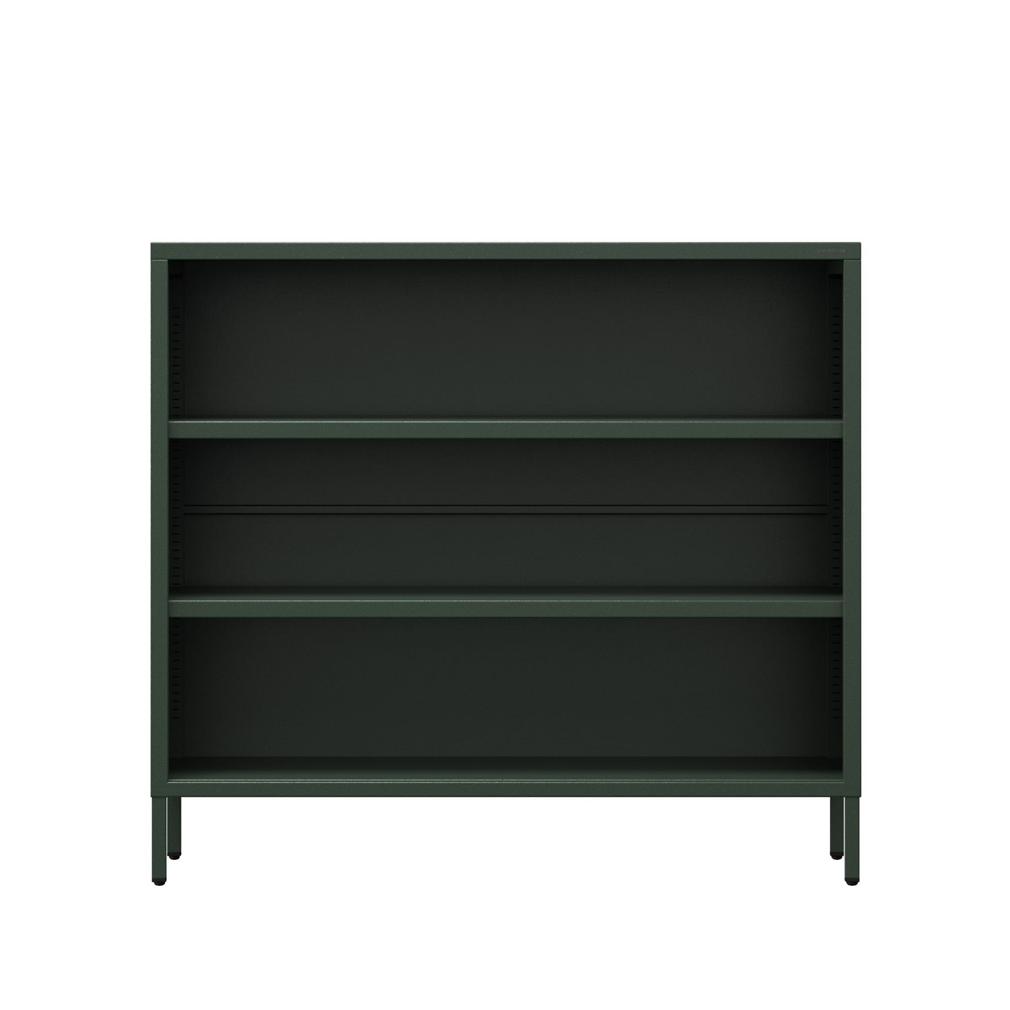 Niski regał LUCA 1000 x 900 x 350 mm Modern: butelkowa zieleń - Regały ...
